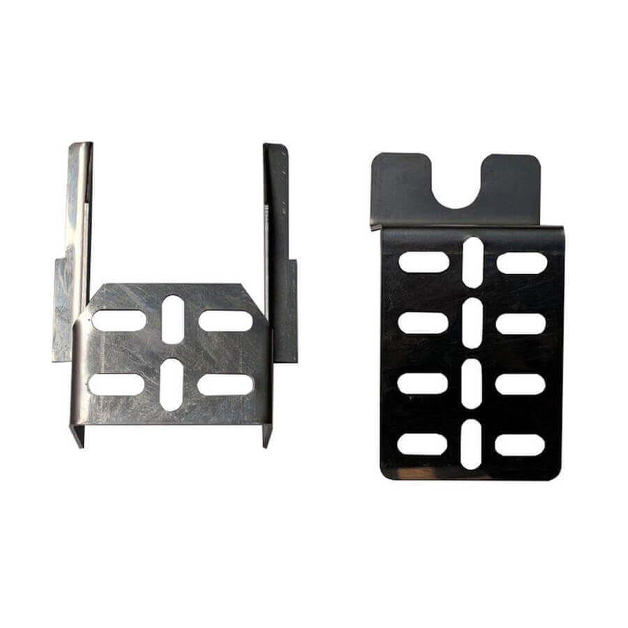BBQ Rotisserie Mounting Brackets - Flaming Coals - Portable Spits Australia