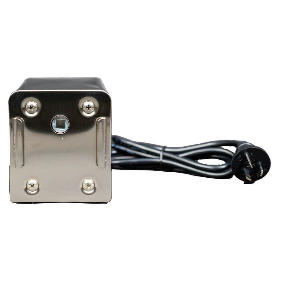 Stainless Steel BBQ Spit Rotisserie 240v Motor - 20kg - Flaming Coals ...