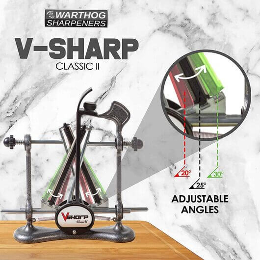 V-Sharp Classic II Knife Sharpener | Warthog Sharpeners - Portable ...