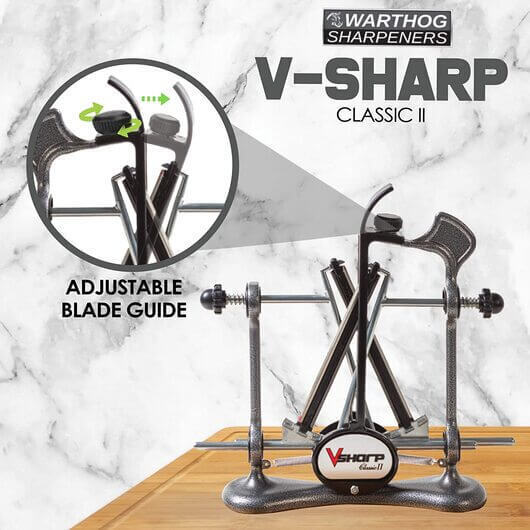 V-Sharp Classic II Knife Sharpener | Warthog Sharpeners - Portable ...